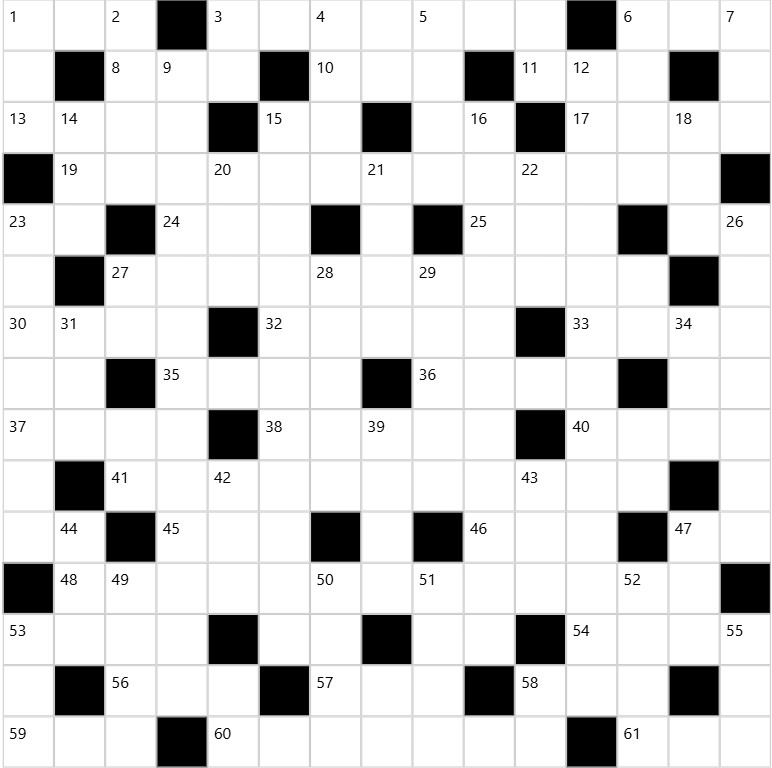American Grid Crossword Generator – Create 15x15 and Newspaper Style ...