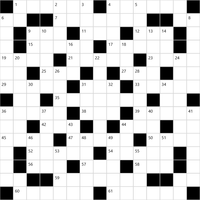 American Grid Crossword Generator – Create 15x15 and Newspaper Style ...