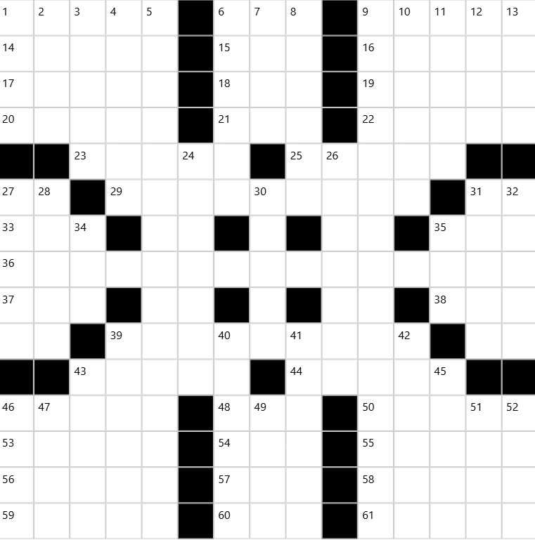 American Crossword Generator – Create Printable American Grid ...